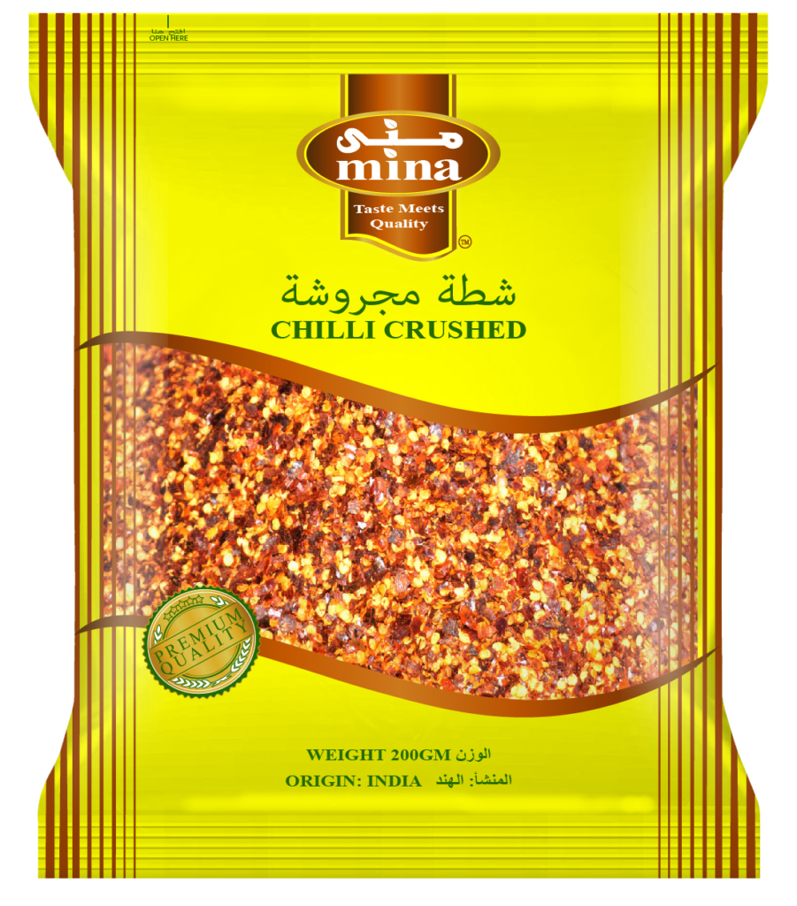 CHILLI CRUSHED 200GM – Mina UAE CHILLI CRUSHED 200GM – Mina UAE